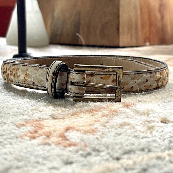 Banana Republic | Accessories | Cheetah Print Leather Belt | Poshmark
